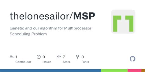 GitHub Thelonesailor MSP Genetic And Our Algorithm For Multiprocessor Scheduling Problem