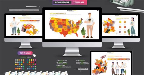 Maps Infographics Powerpoint Templates Incl Powerpoint And Template Envato