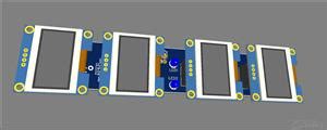 Segment NTP Clock On Four OLED Display Part Share Project PCBWay
