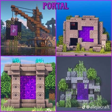 Nether Portal Decoration Minecraft