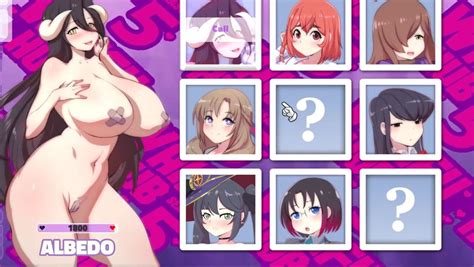 Albedo The Horny Succubus In Waifu Hub S Cum Craving Hentai Game