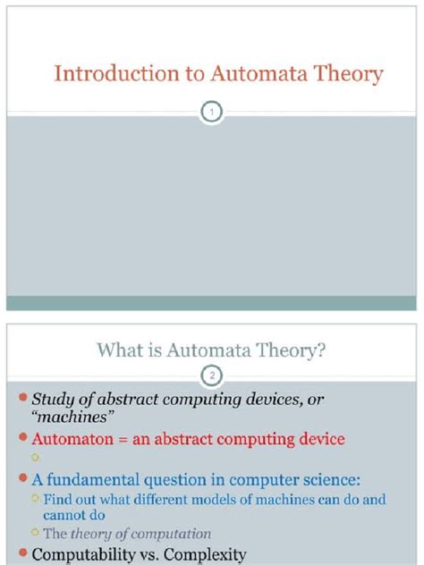 introduction to theory of automata pdf