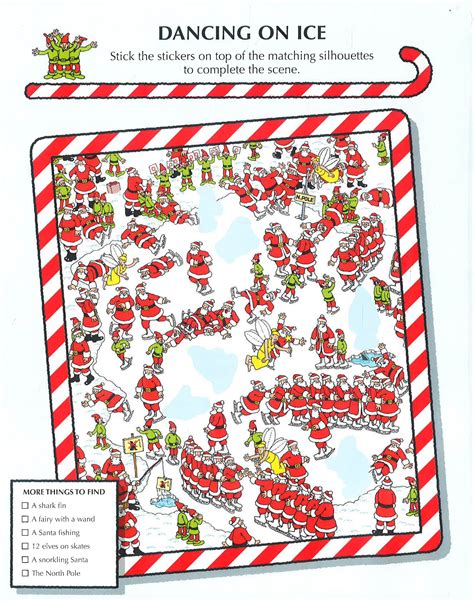 Wheres Waldo Christmas Printable Rossy Printable