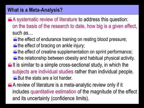 Ppt Understanding Meta Analysis Concepts Importance And