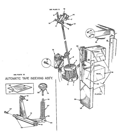Csi Parts 418 16 Head Assy Automatic Tape Indexing Assy