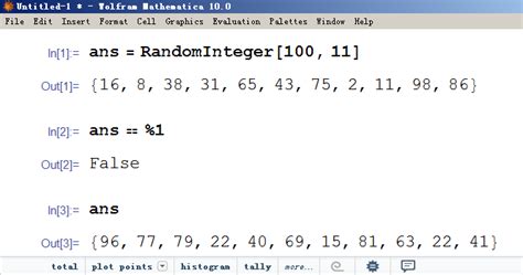 Bugs Assign A Randomly Generated List To Variable Mathematica Stack