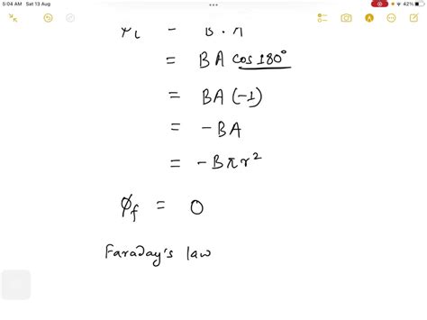 solved the flexible loop in the figure below has a radius of 11 0 cm
