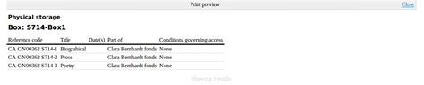 Create And Print Physical Storage Locations Report Documentation