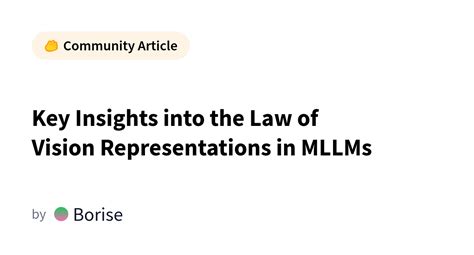 Key Insights Into The Law Of Vision Representations In Mllms