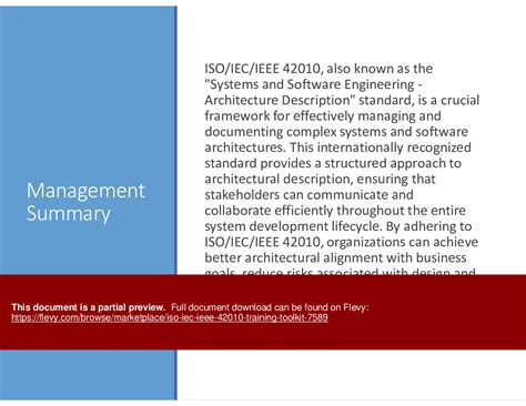 Iso Iec Ieee 42010 Training Toolkit Ppt Slide Deck