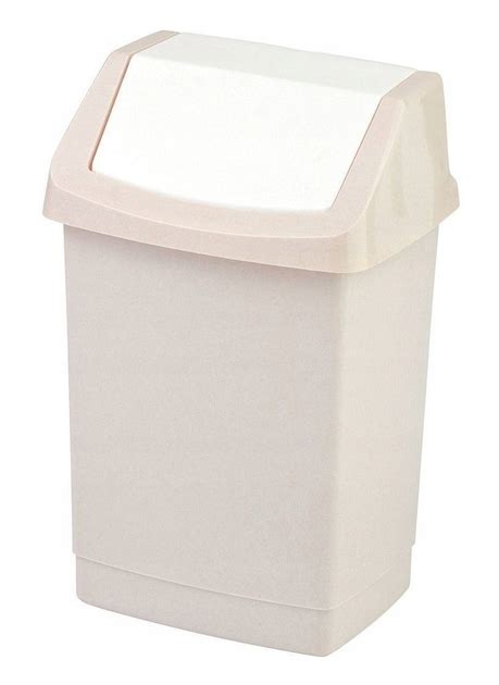 Відро для сміття з відкидною кришкою Curver Click It 9l бежевий 04042 від продавця Home Office