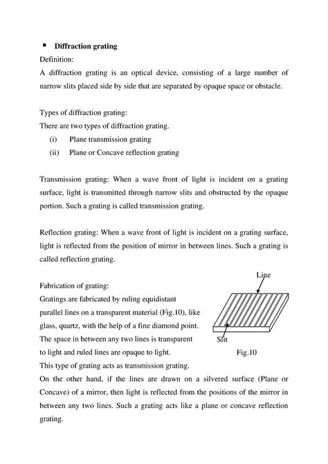 Diffraction 2 University Physics Optics Diffraction Grating