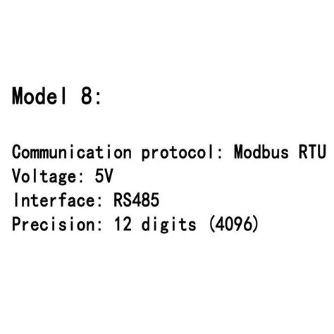 Rs485 Absolute Encoder Single Turn Speed Measurement Modbus Protocol Can Be Directly Connected