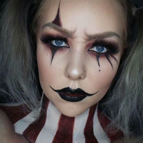 Pin By Tina Godfrey On Costume Makeup Creepy Clown Makeup Halloween