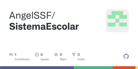 GitHub AngelSSF SistemaEscolar