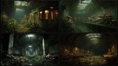 Artstation 240 Post Apocalyptic Underground Station Environment