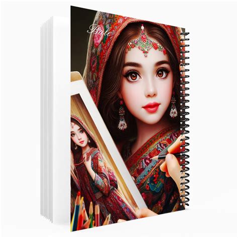 قیمت و خرید دفتر طراحی 80 برگ انتشارات بله طرح دختر نقاش کد Tf346