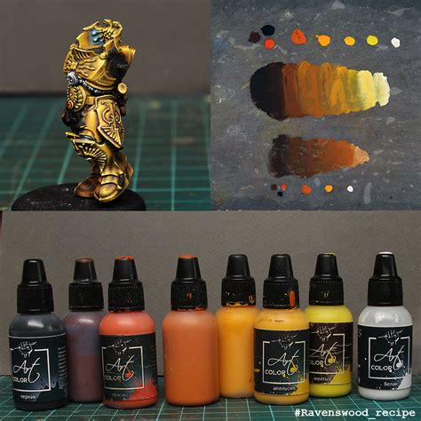 Serpentarium: Gold NMM recipe based on Pacific88 paints