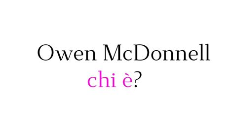 Owen Mcdonnell Chi è Biografia Età Altezza E Peso Carriera Figli Moglie Instagram E Vita