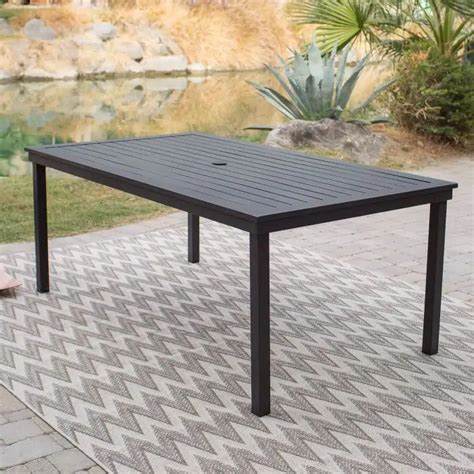 Coral Coast Wimberley 74 X 42 In Rectangle Aluminum Slat Top Patio