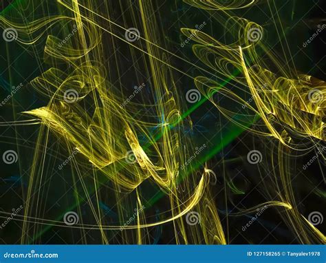 Fractal Abstract Fantastic Chaos Power Card Future Creative Idea