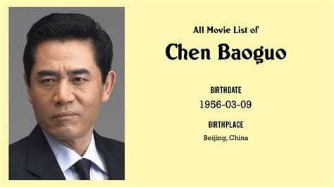 Chen Baoguo Movies List Chen Baoguo Filmography Of Chen Baoguo Youtube