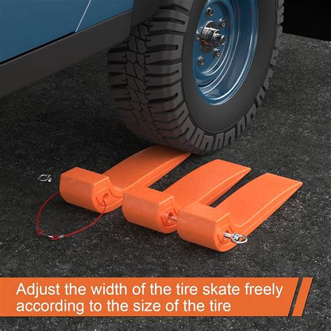Heavy Duty Plastic Tire Skates Set Of 6 E Sds 6 Pack Combinable Tire