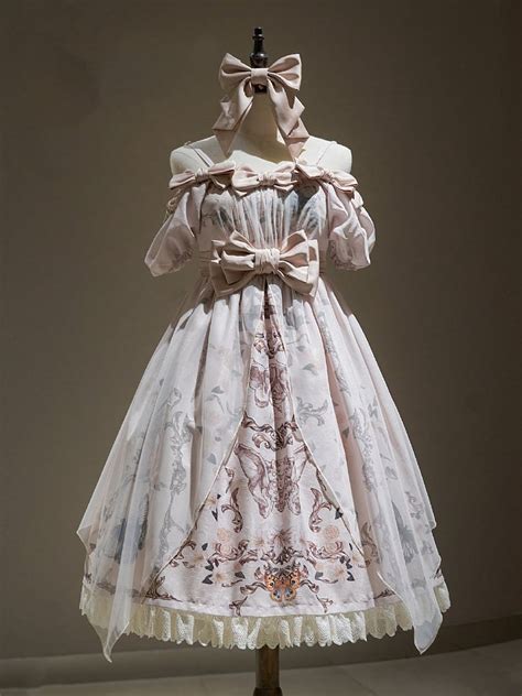 Butterfly Bone Bowknot Details Neckline Floral Print Short Sleeves