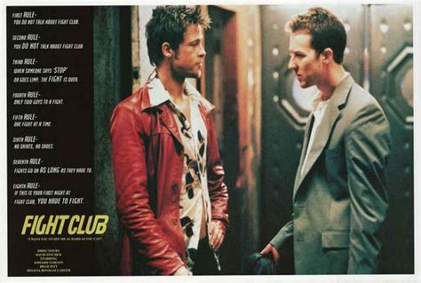 Fight Club Rules Poster