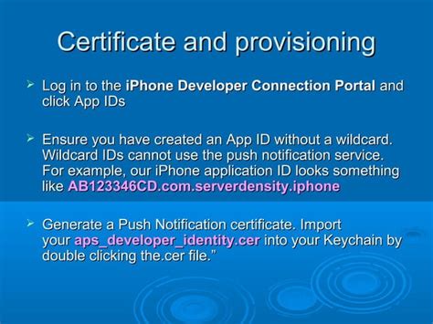 Apple Push Notification Service Ppt Operating Systems Computer