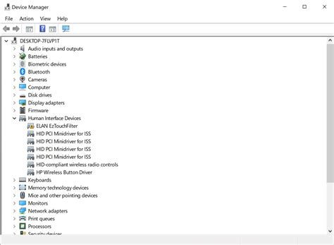 solved the touchscreen does not work after install firmware hp