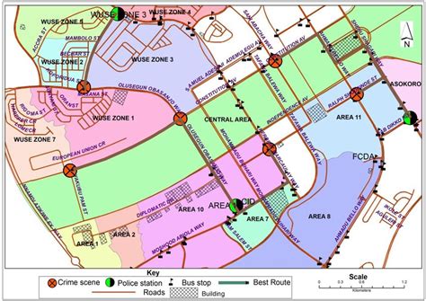 Closest Facility Analysis To Enhance Optimal Response By Police To A Download Scientific