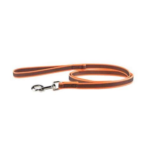 Julius K9 Color And Grey Super Grip Leash Orange Grey Width 0 7 20mm