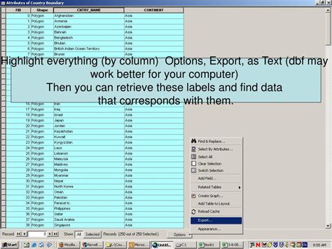 ppt importing your own data to display in gis powerpoint presentation