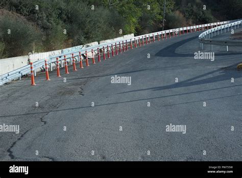 A Curve In Road Stock Photo Alamy