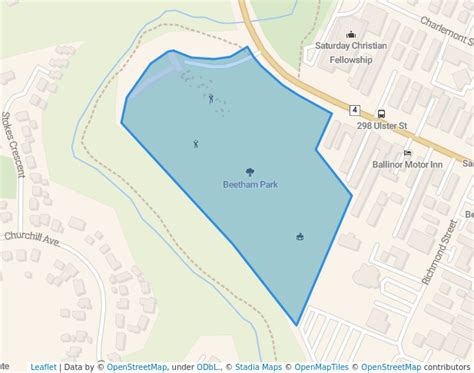 Beetham Park In Hamilton Map And Routes