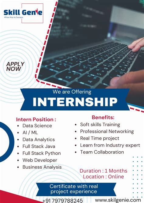 skillgenieinternship skillsforsuccess careerboost learnandgrow