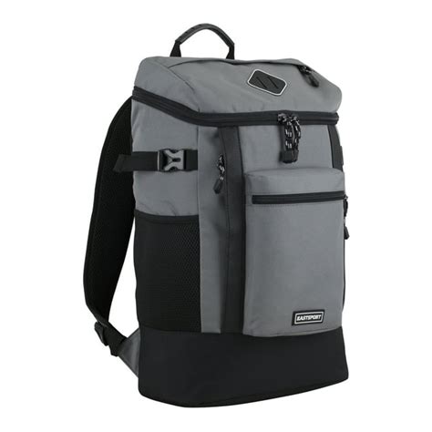 Eastsport Unisex Rival 185 Laptop Backpack Grey Flannel