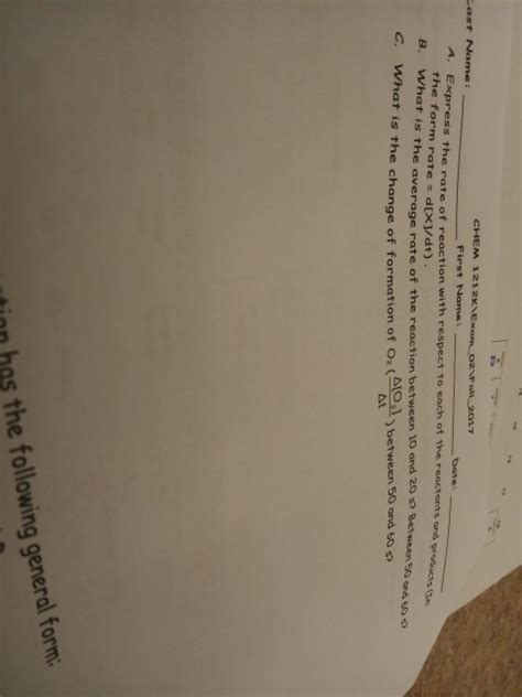 Solved Points Consider The Following Reaction NO G Chegg