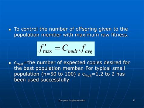 ppt computer implementation of genetic algorithm powerpoint