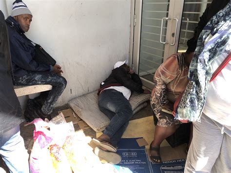 Over A Hundred Disabled And Elderly People Queue Outside Sassa In Khayelitsha Groundup