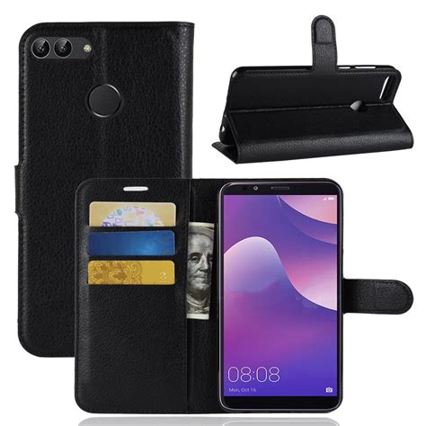 Luxury Pu Leather Phone Case For Huawei Y S Y Prime Flip Wallet Card Solt Book Cover