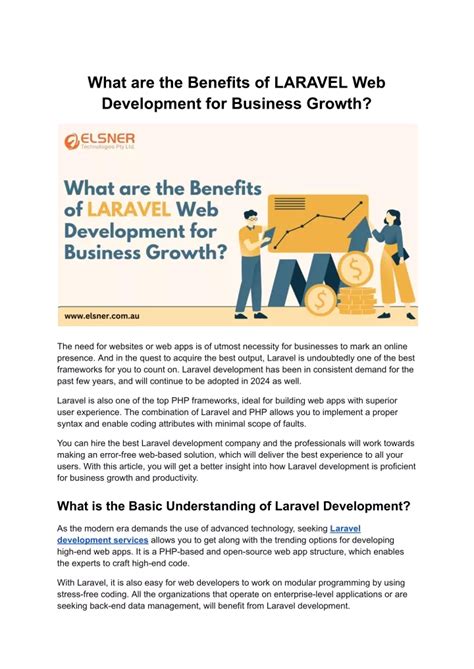Ppt What Are The Benefits Of Laravel Web Development For Business Growth Powerpoint