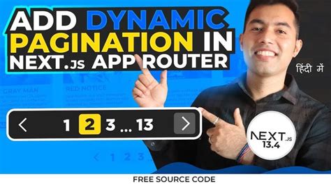 Create A Dynamic Pagination In Fullstack Website Using Next Js 13 4 App