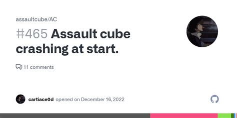 Assault Cube Crashing At Start Issue Assaultcube AC GitHub