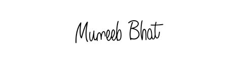 75 Muneeb Bhat Name Signature Style Ideas Cool Electronic Sign