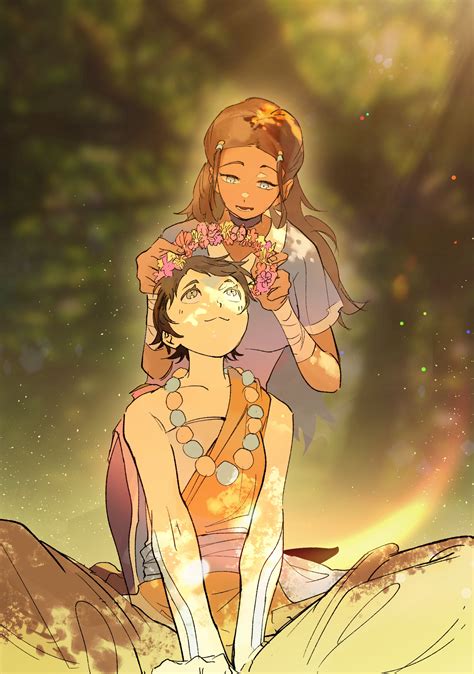 Aang Katara Avatar The Last Airbender Avatar Legends Chinese