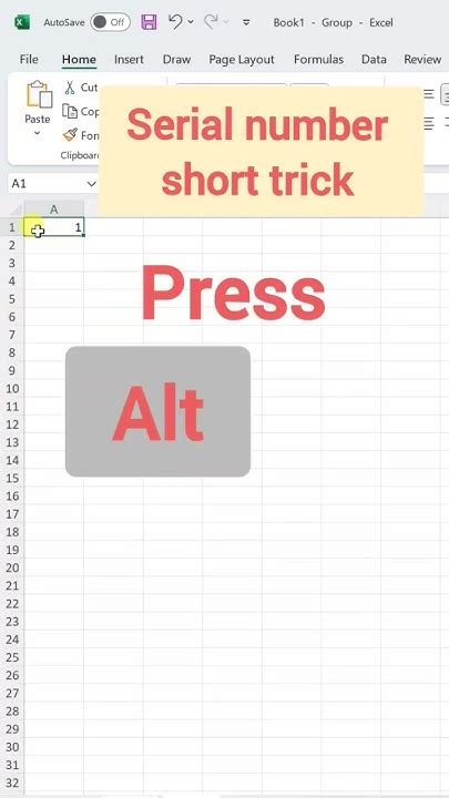 How To Add Serial Number In Just Seconds In Excel Excel Me Serial No
