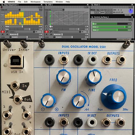 using vdmx as a step sequencer and lfo for euroracks — vdmx mac vj software