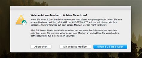 macos reinstallation bootable usb stick